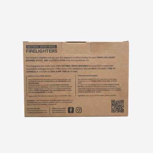 Fandango Fire Tools - Natural Firelighters 4-Pack